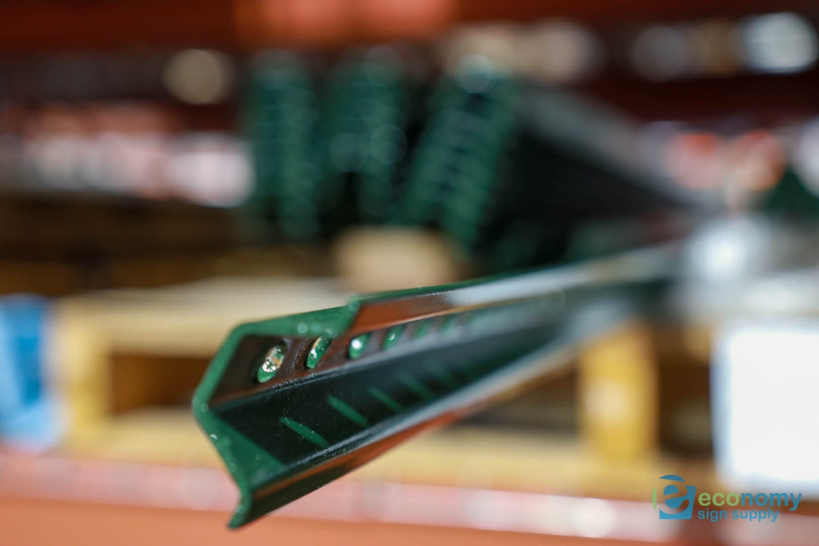 Sign Post - U-Channel (Green) - Economy Sign Supply